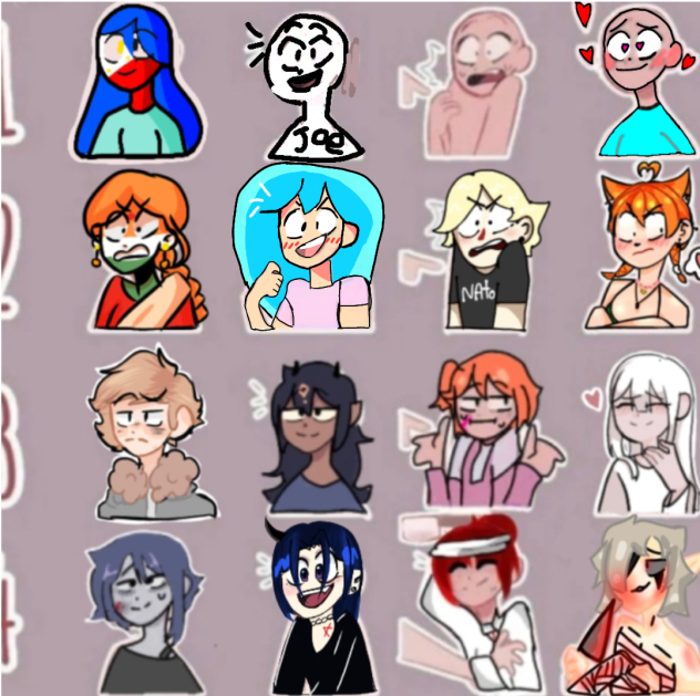 🌸Faces collab🌸 - ibisPaint