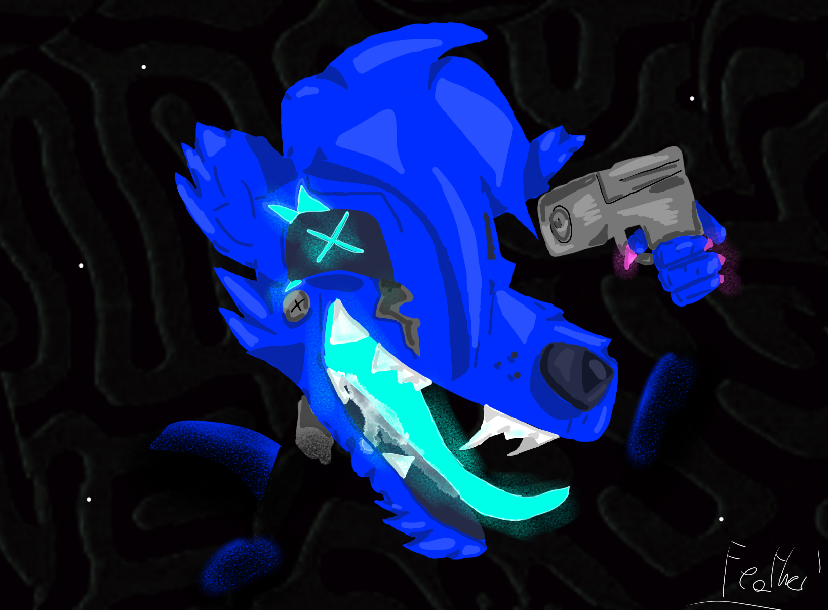 Psycho wolf - ibisPaint