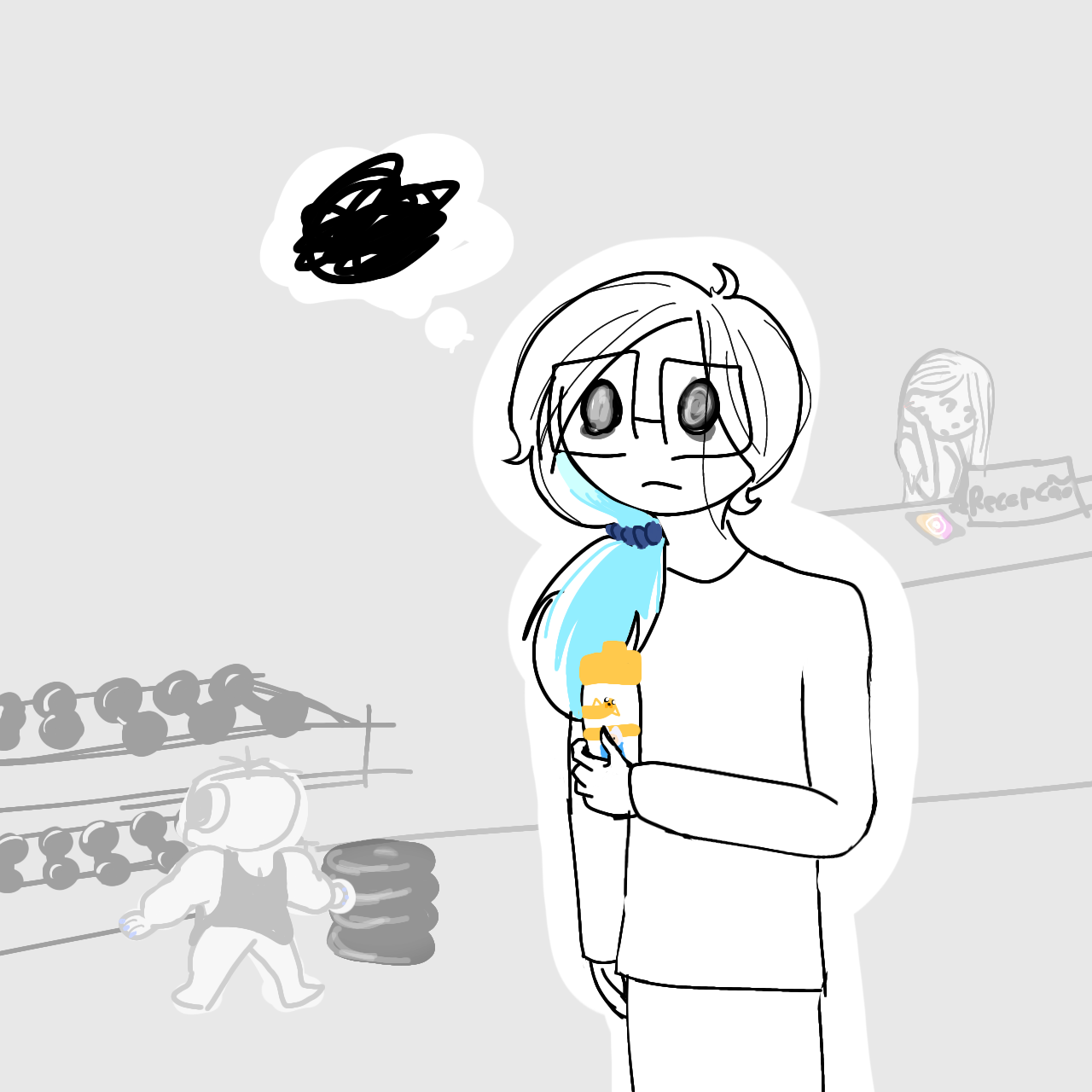 when you think too much - ibisPaint