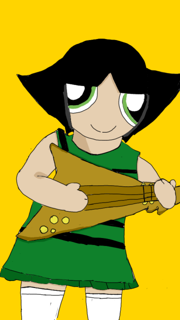 Buttercup Power puff girls fan art - ibisPaint