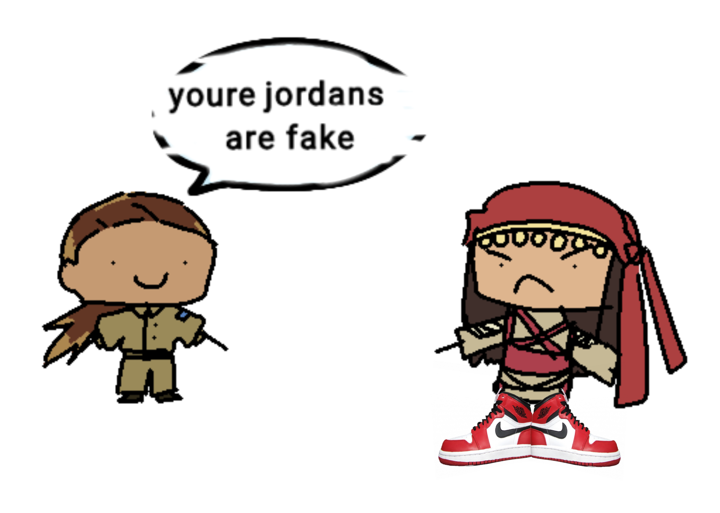 isnotreal and michael jordan - ibisPaint