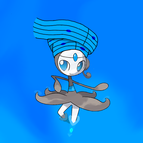 Ice Skating Meloetta - ibisPaint