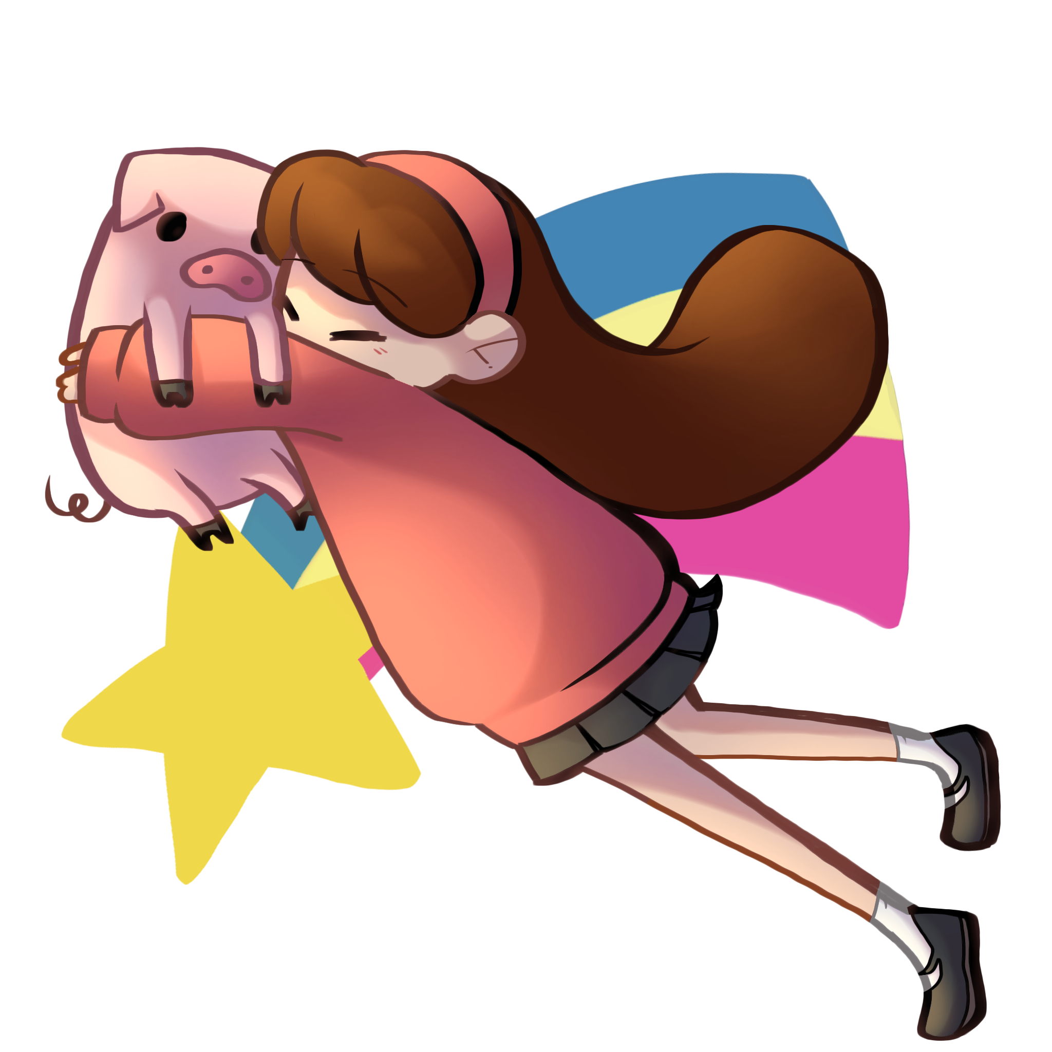 mable and waddles - ibisPaint