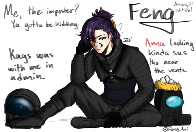 Among Us Feng - ibisPaint