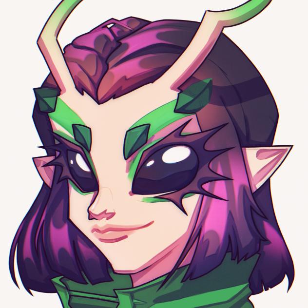 Mantis headshot - ibisPaint