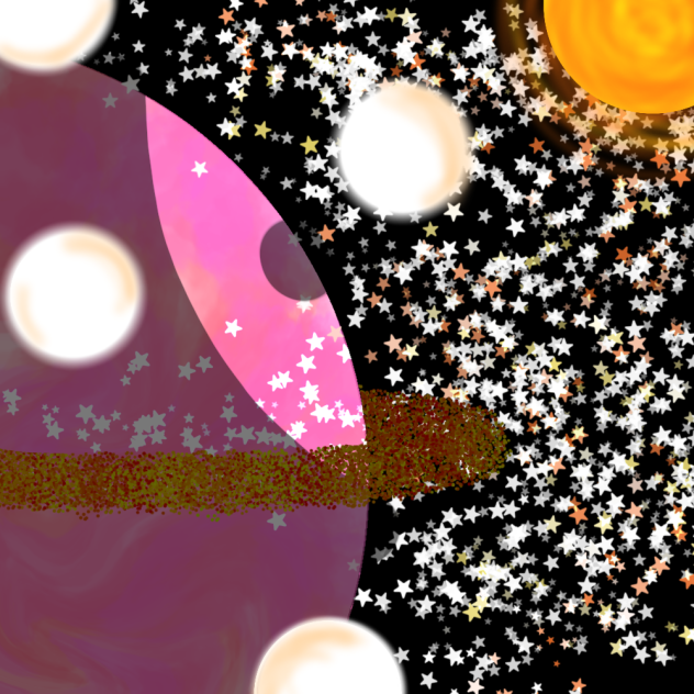 outer space in another universe - ibisPaint