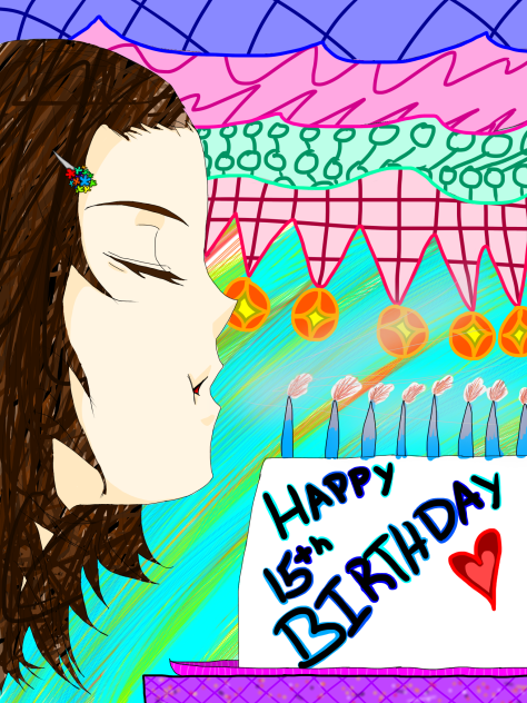 Happy 15th Birthday - ibisPaint