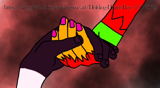 holding hands - ibisPaint