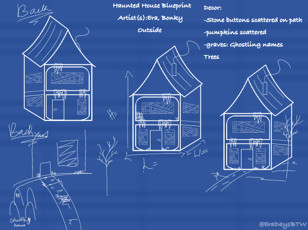 Haunted House Plans Outside - ibisPaint
