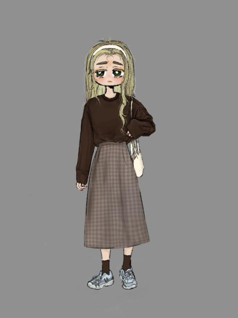 Simple outfit brown - ibisPaint