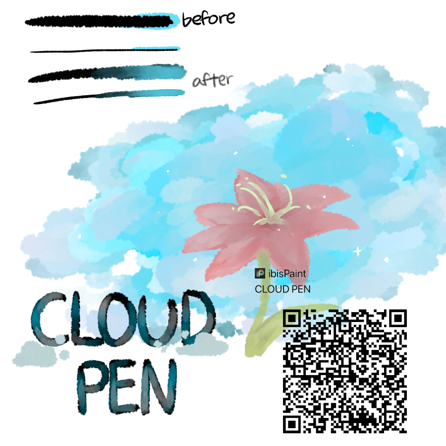 CLOUD PEN - ibisPaint