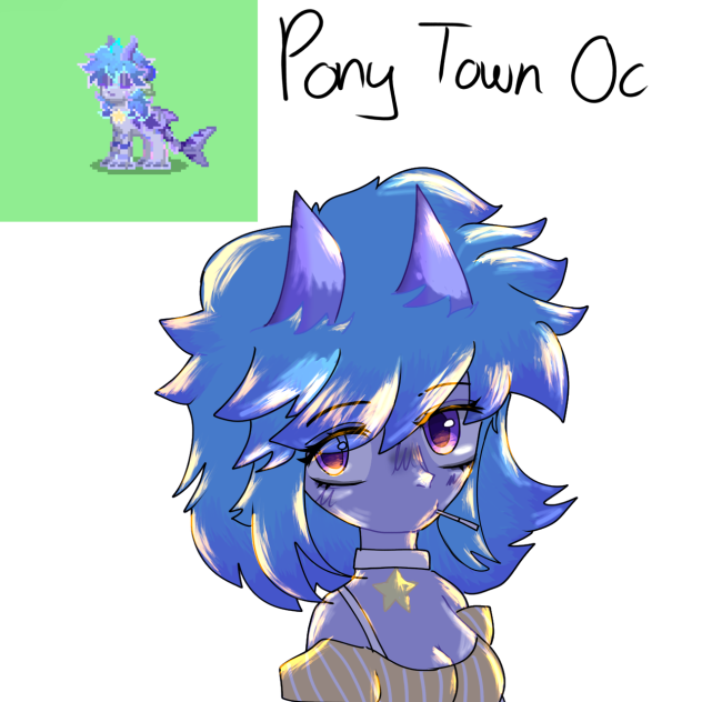unnamed pony town oc - ibisPaint