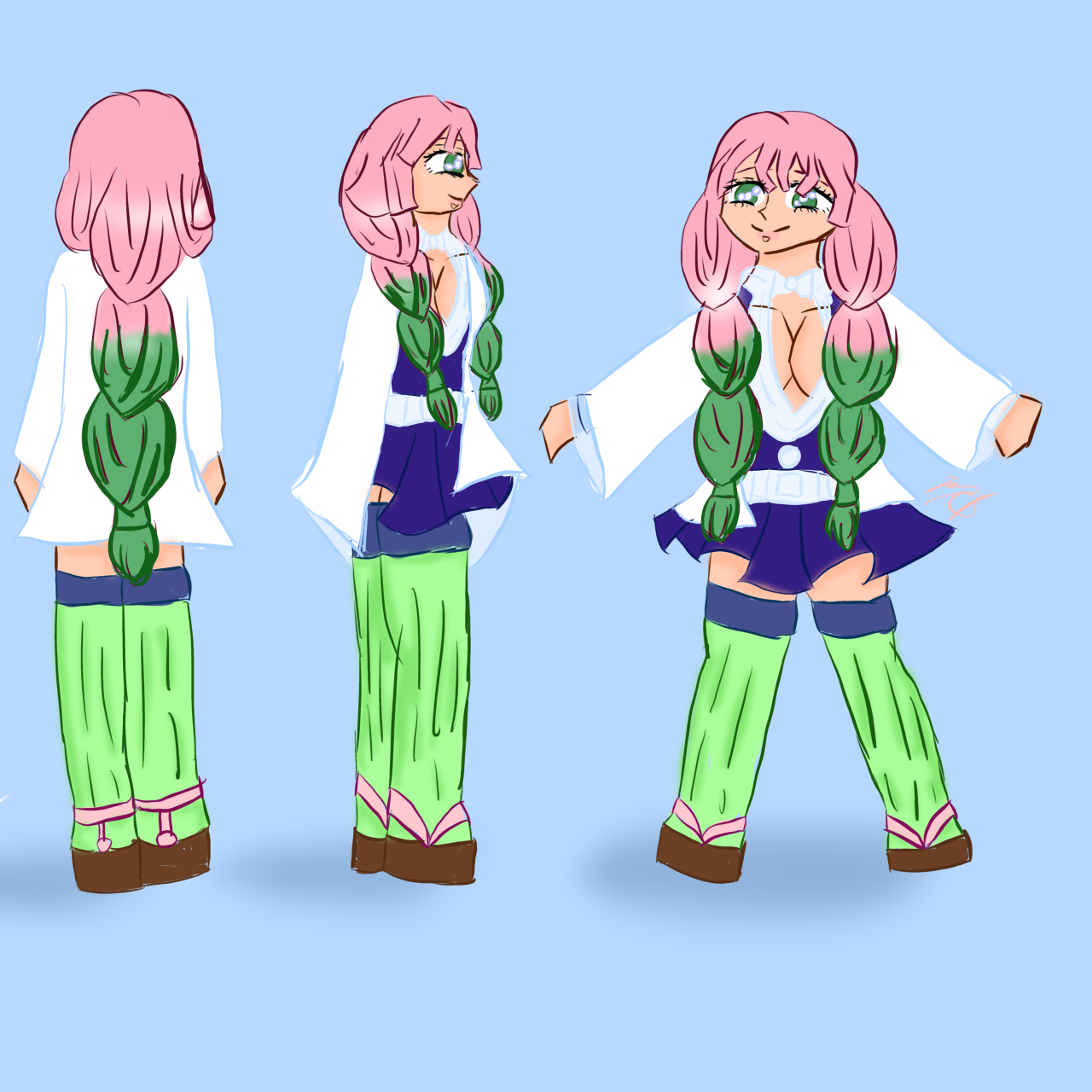 dynamic mitsuri - ibisPaint