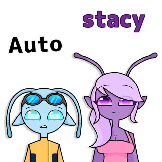 auto and Stacy redraw - ibisPaint
