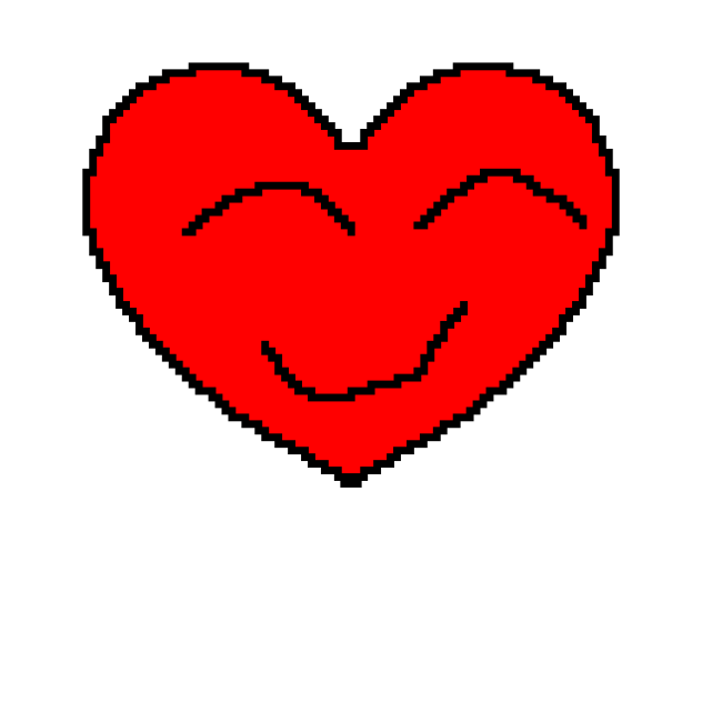pixel heart - ibisPaint