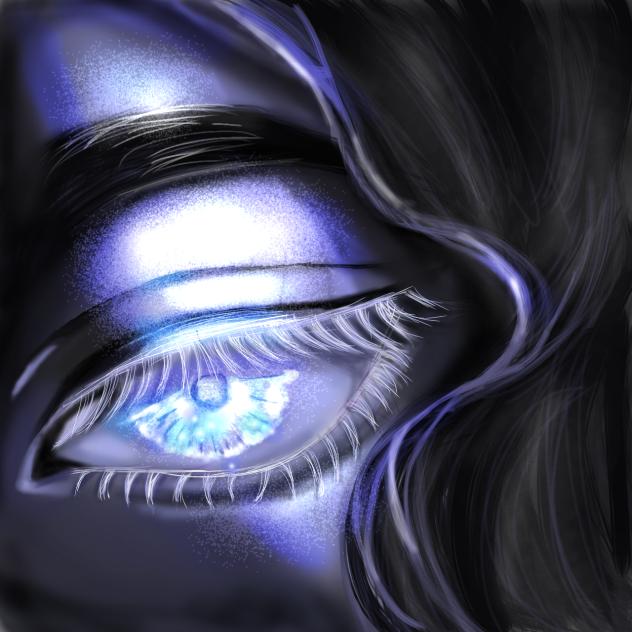 blue lady - ibisPaint