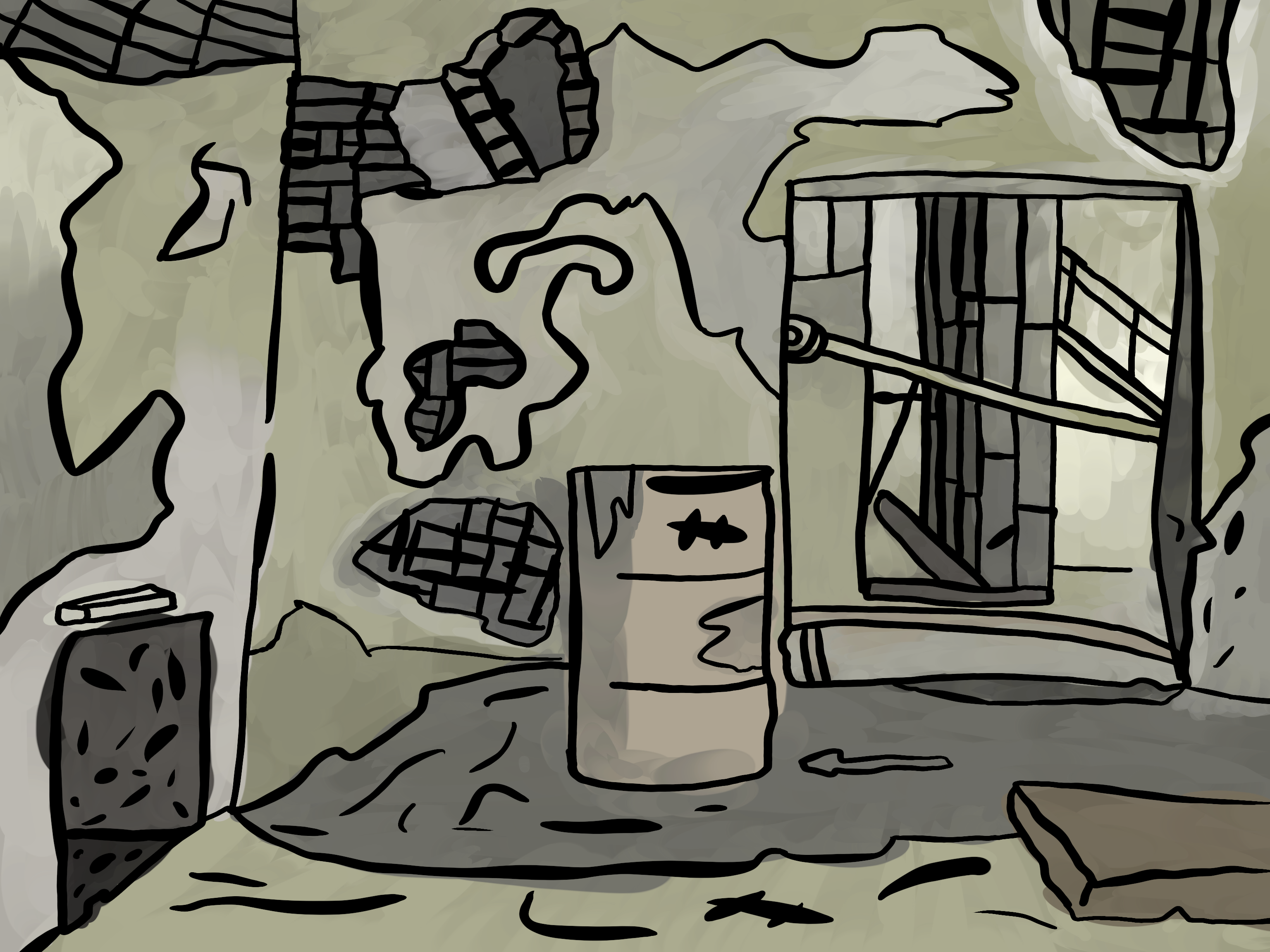 Desolate Factory - ibisPaint