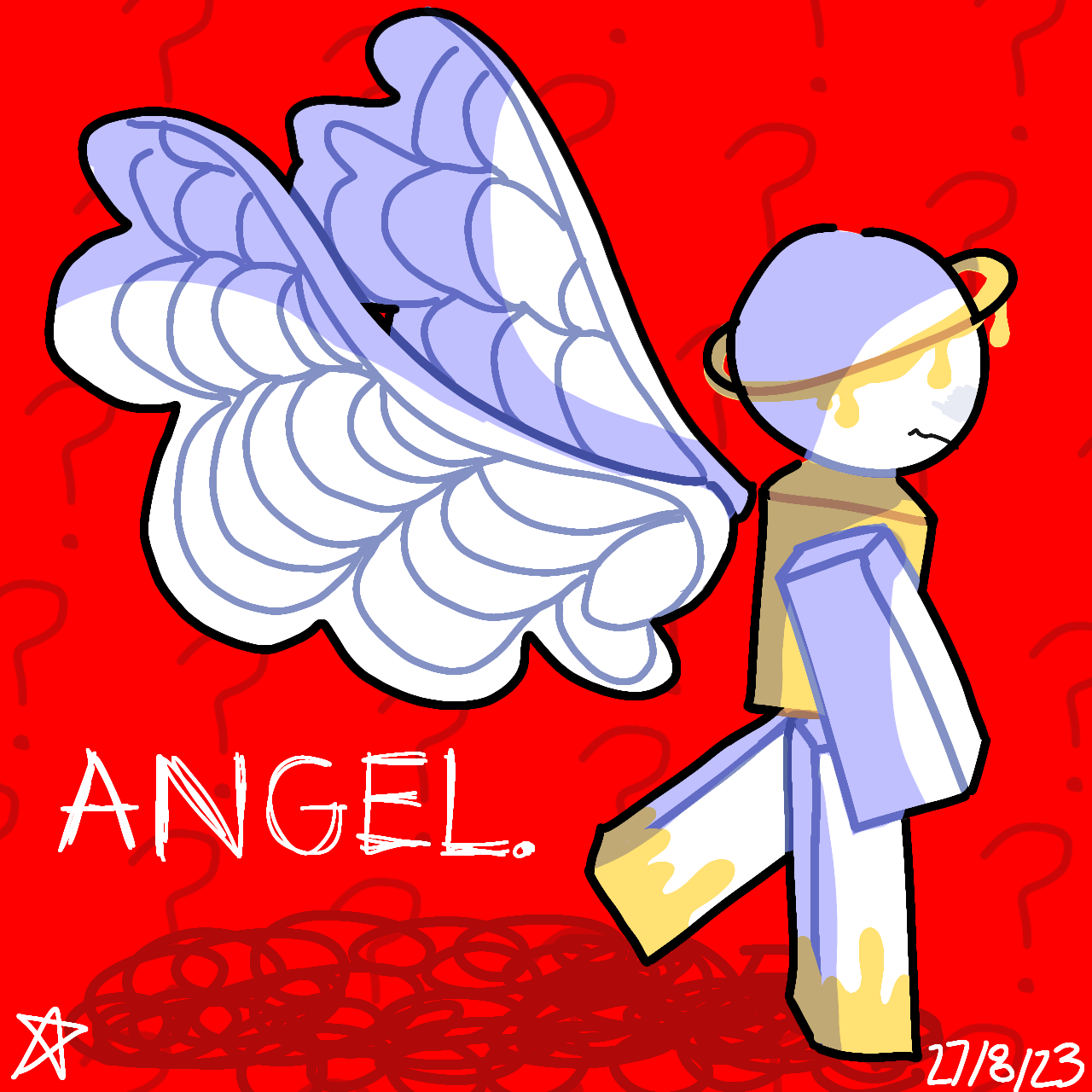 RAHHH CRINGE ROBLOX ANGEL - ibisPaint