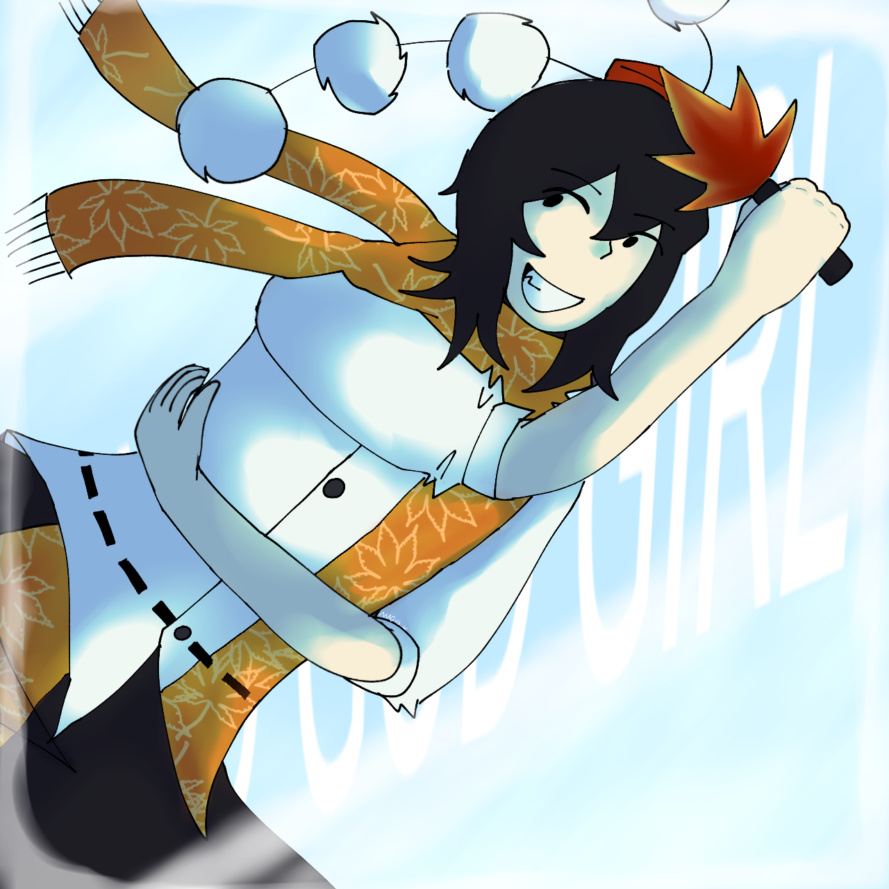 Wind God Girl - ibisPaint