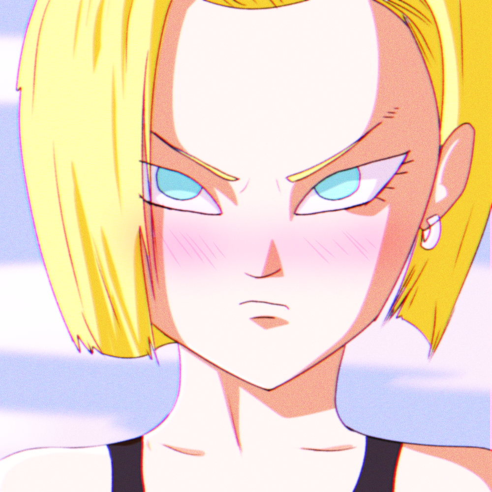 Android 18 old DBZ style - ibisPaint