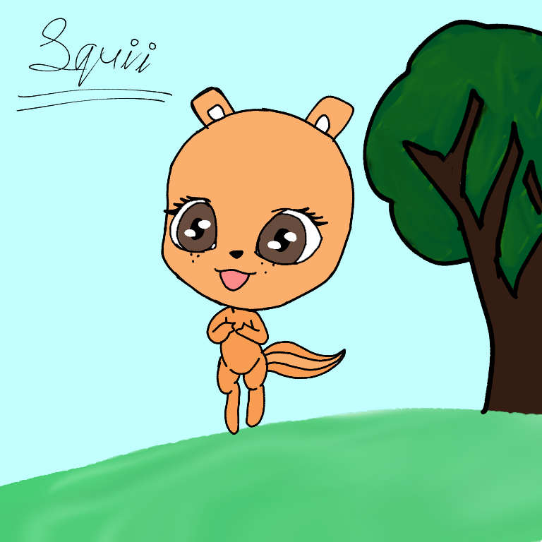 original squirrel kwami - ibisPaint