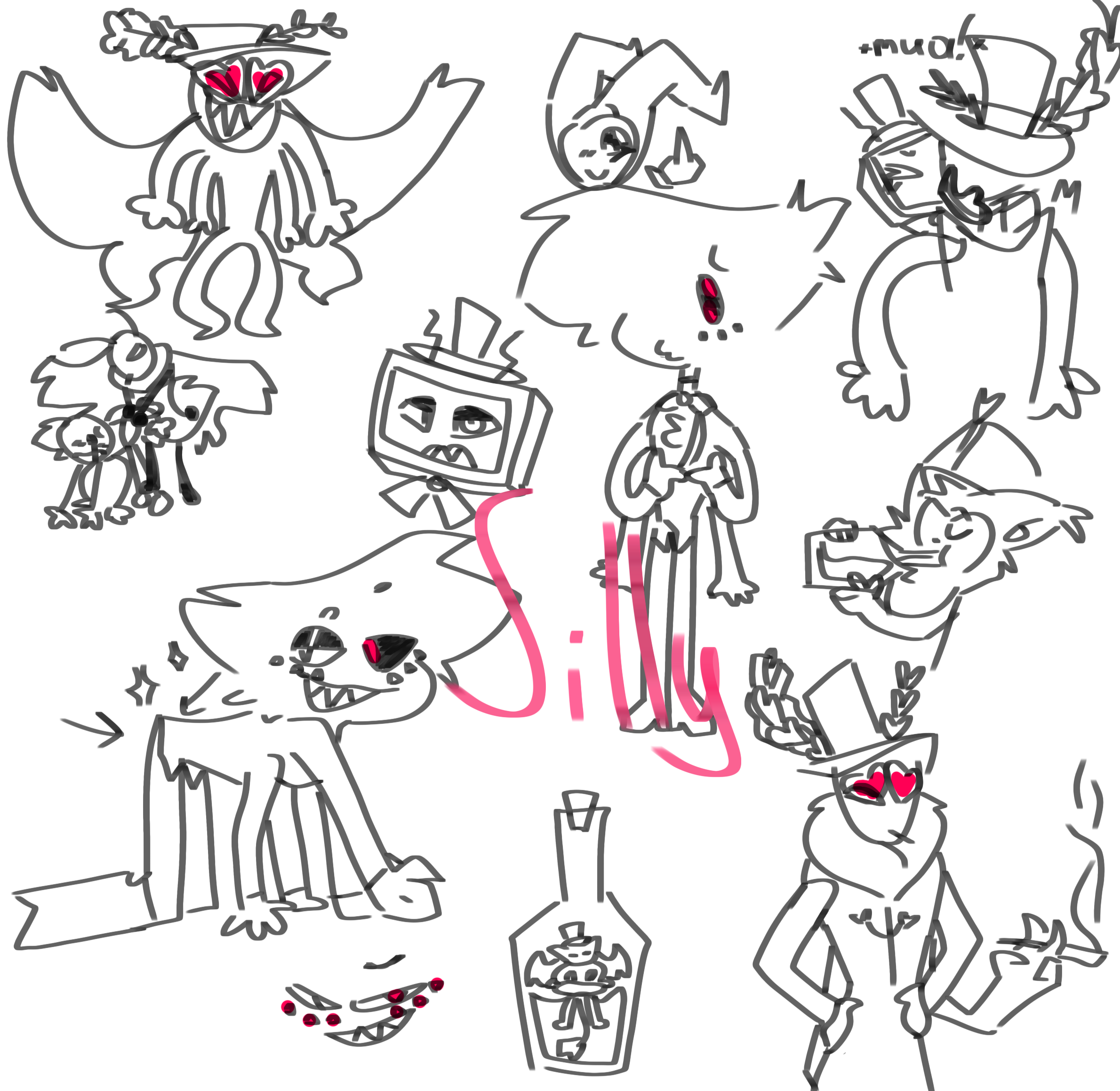 `SILLY SKETCHES #2 - ibisPaint