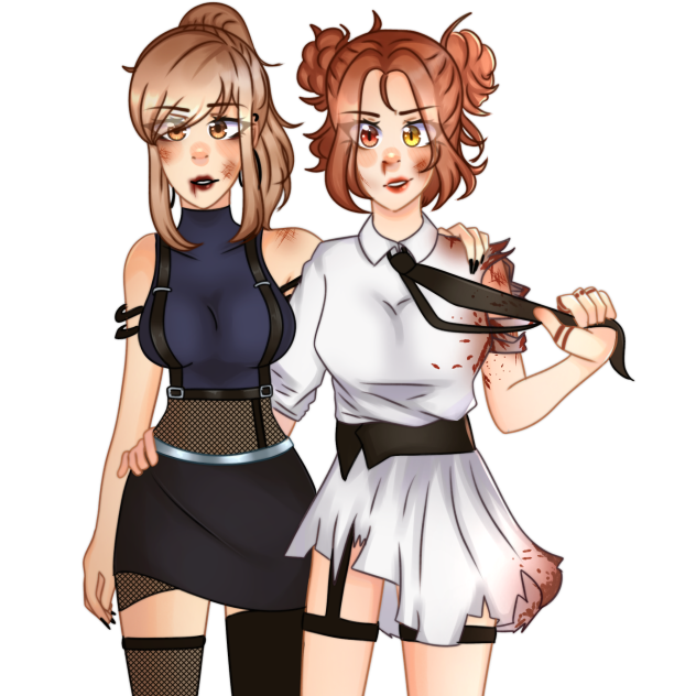 Darcy & Kisagi - bitches 😈 - ibisPaint