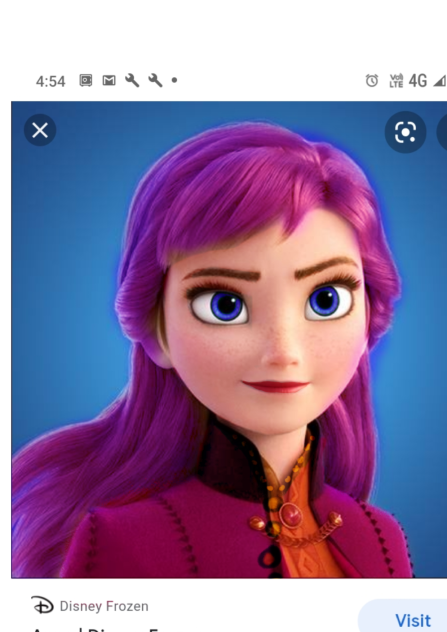 frozen Anna transformation - ibisPaint