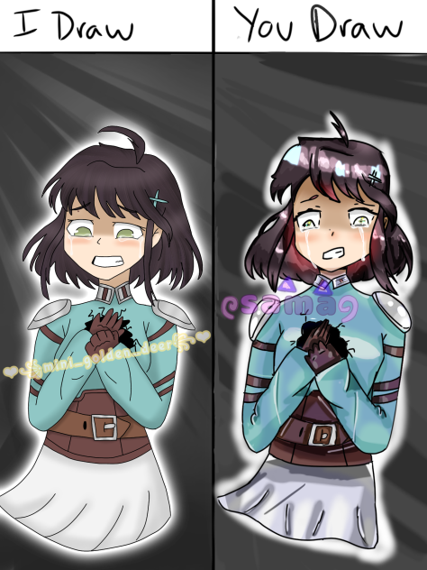 I draw, you draw challenge - ibisPaint