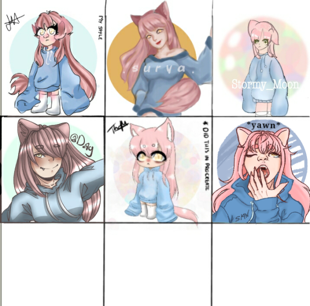 Cat Girl DTIYS - ibisPaint