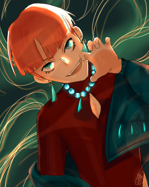 Lighting study with my new oc - ibisPaint