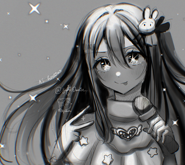 AI HOSHINO BW - ibisPaint