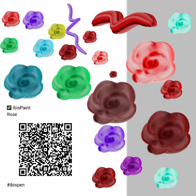 Rose Brush - ibisPaint