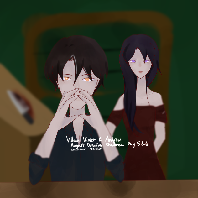 Villain Violet and Andrew - ibisPaint