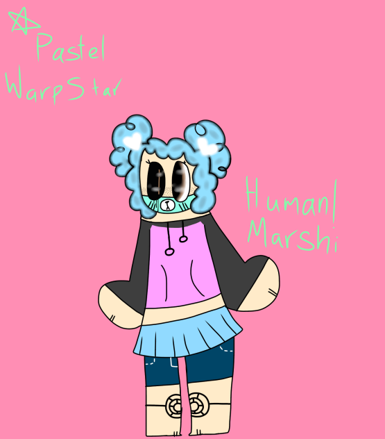 Pastel Ribbons-Human!Marshi (speedpaint) - ibisPaint