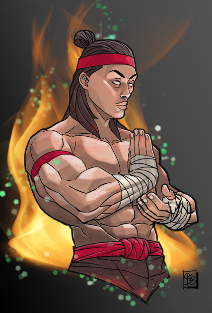 Liu Kang MK by Steve Paul Creations 5 24 - ibisPaint