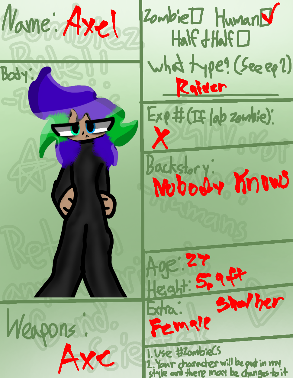 CS sheet for Amie - ibisPaint