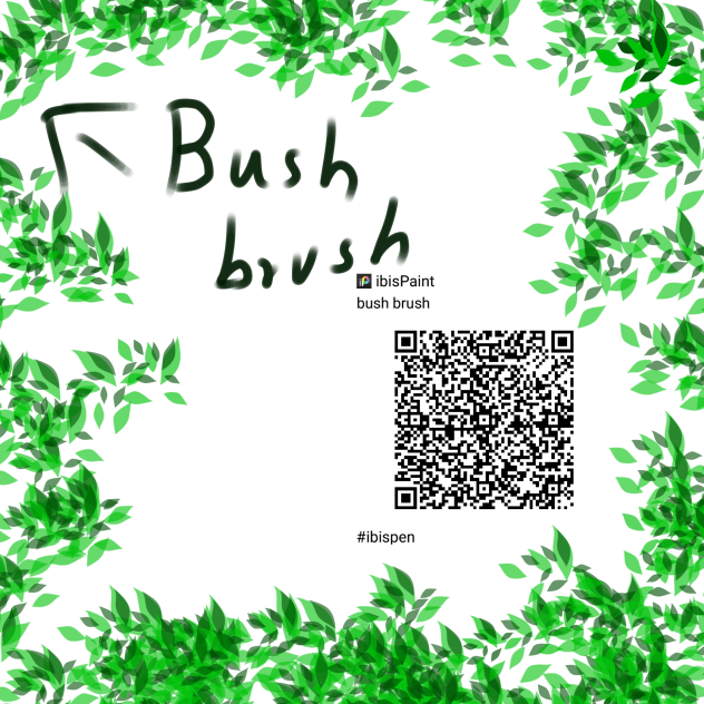 Bush brush - ibisPaint