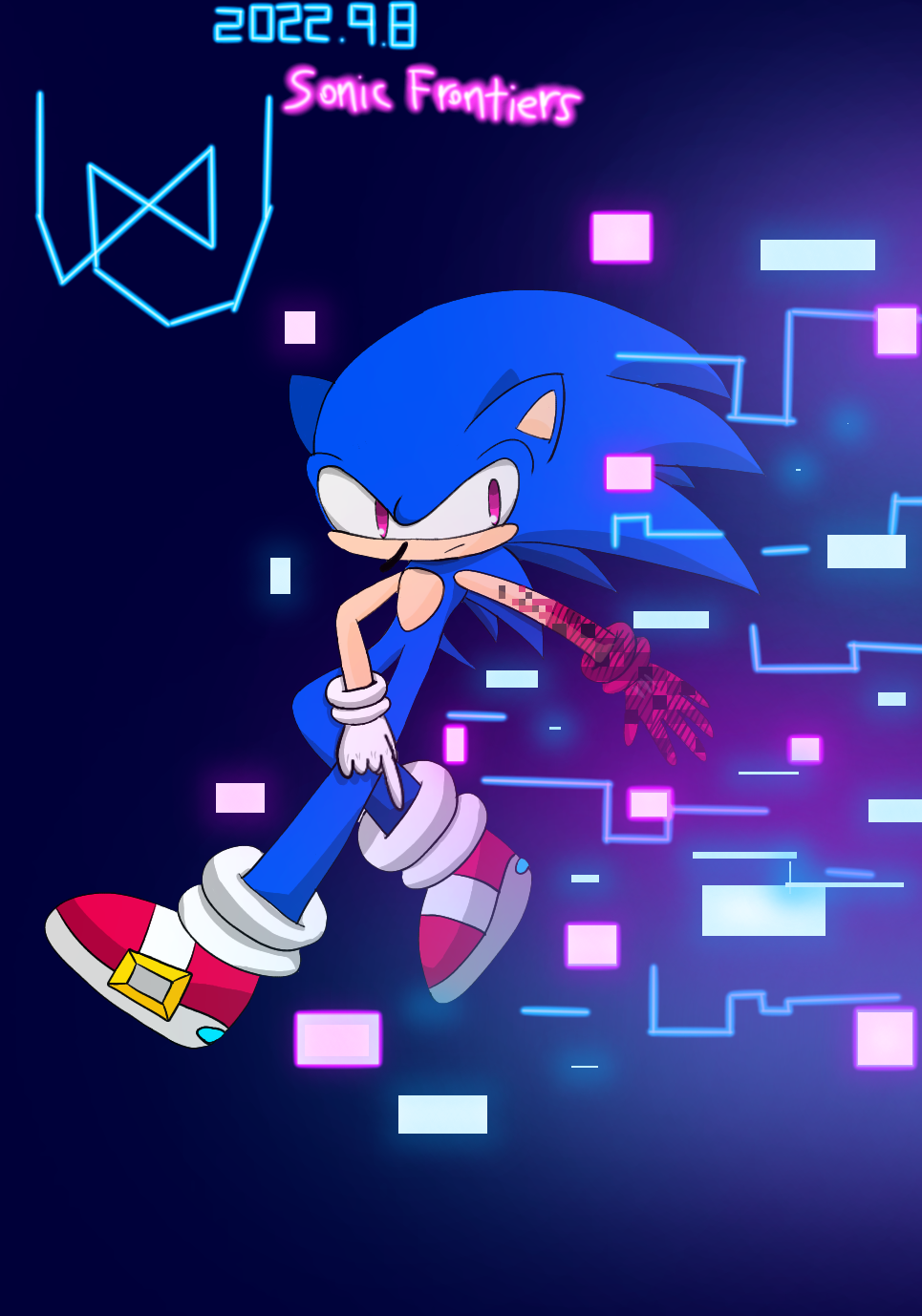 Sonic Frontiers 소닉 프론티어 - ibisPaint