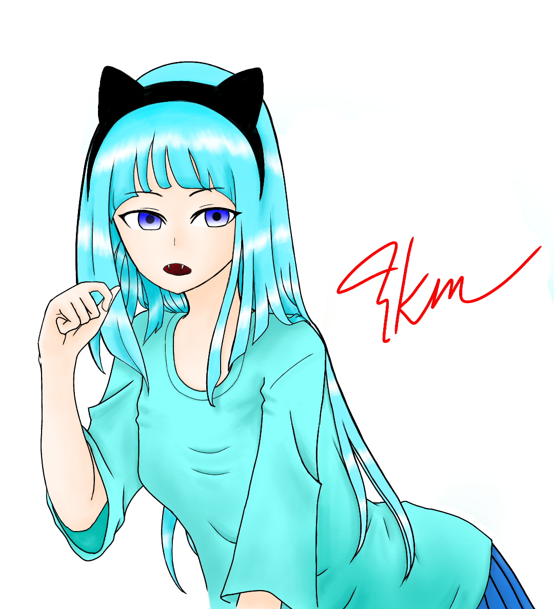 one of my first ibis artworks (nya) - ibisPaint