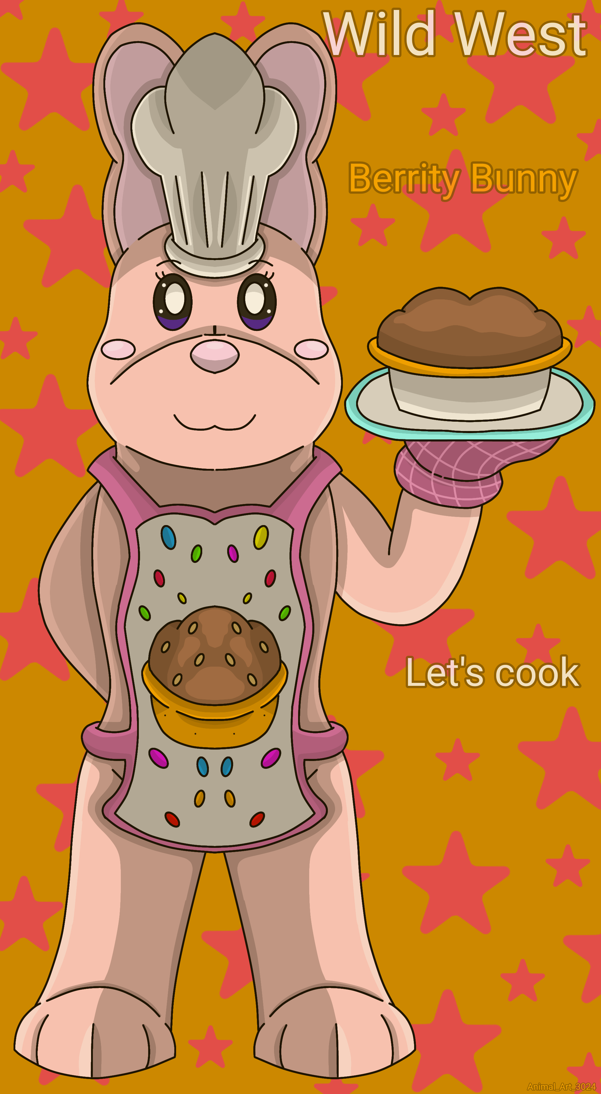Berrity bunny the baker - ibisPaint
