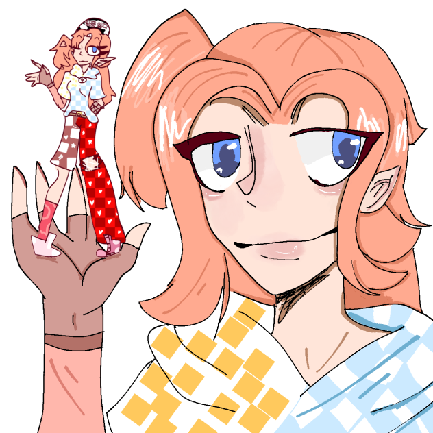 Redlu,Arttrade with ruru cat - ibisPaint