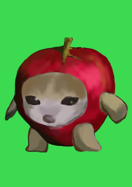 Apple cat🍎 - ibisPaint