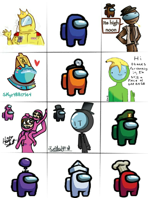 Among Us Collab - ibisPaint