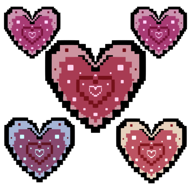 Heart Pixel 💜🩵🩷 - ibisPaint
