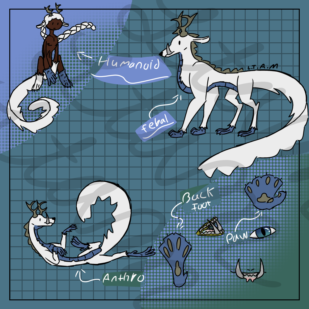 Marick Hybrid X Feral Anthro Humanoid - ibisPaint