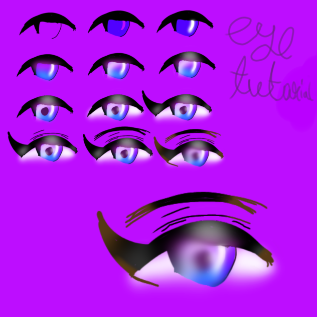 -SUPER EASY- eye tutorial - ibisPaint
