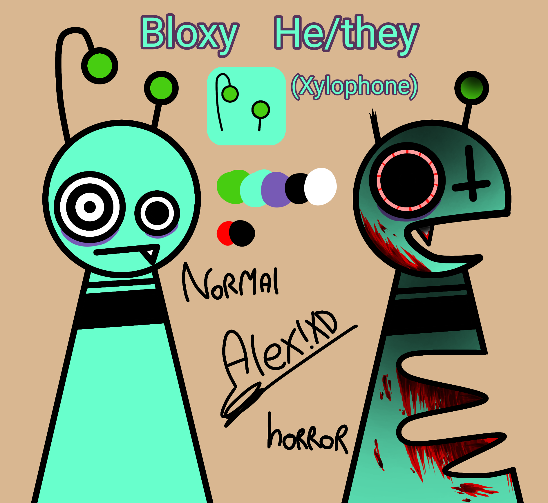 MY SPRUNKI OC ^∇^!! - ibisPaint