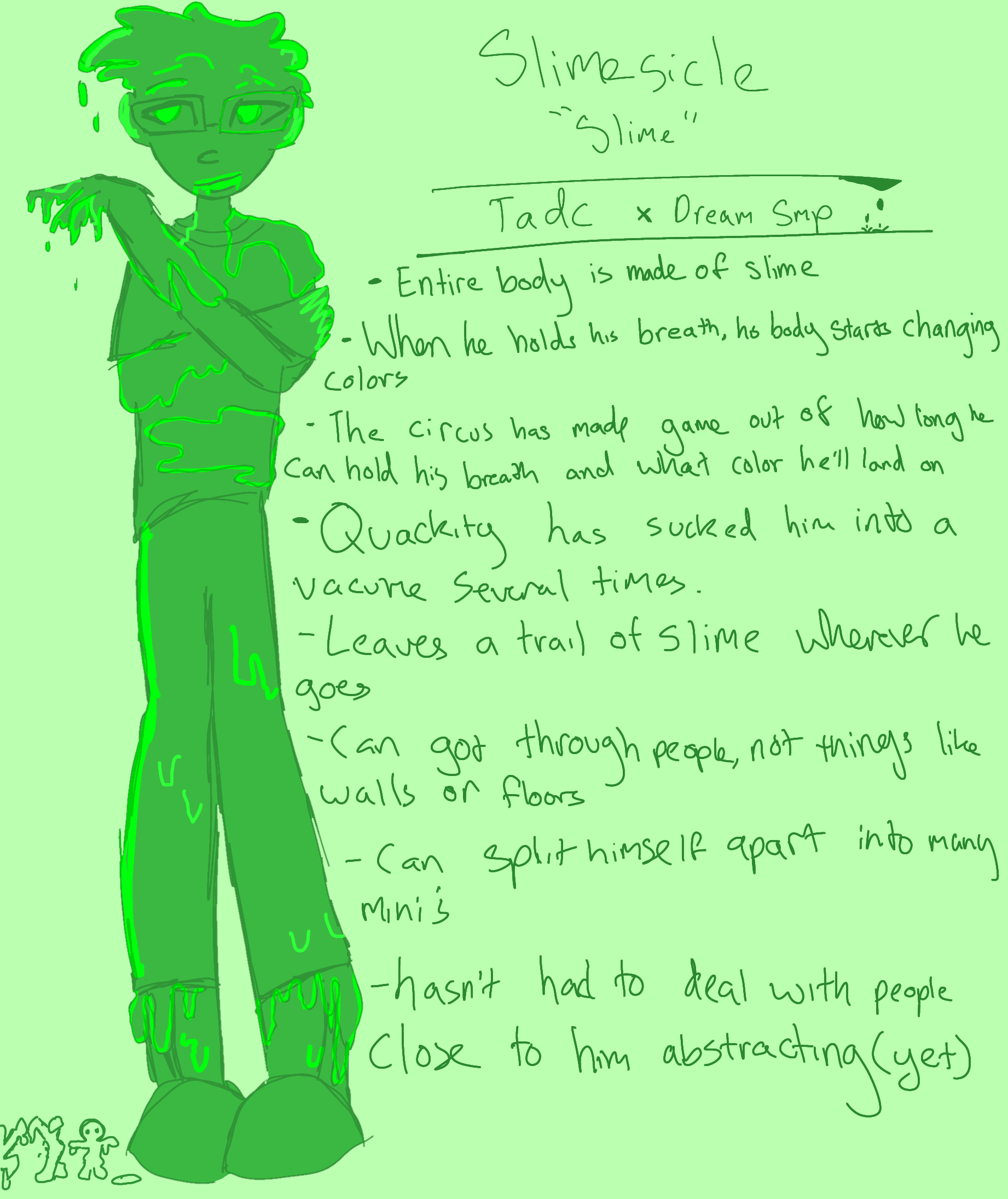 Slimecicle TADC x Dream smp - ibisPaint