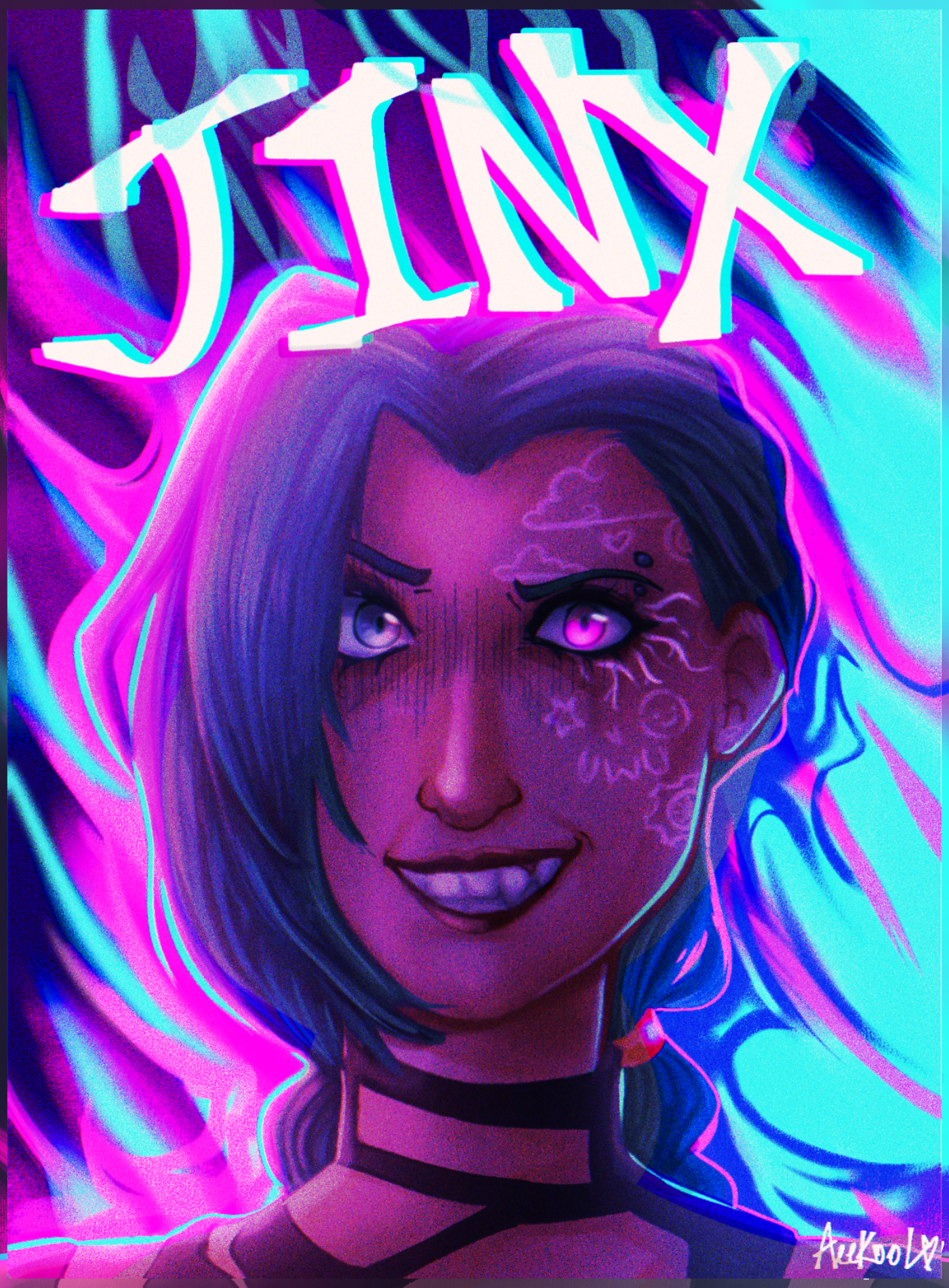 you just got.... JINXED 😼 - ibisPaint